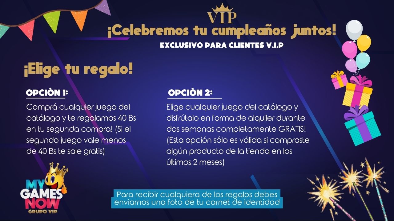 Clientes VIP MyGames Now - Beneficios y todo lo que necesitas saber